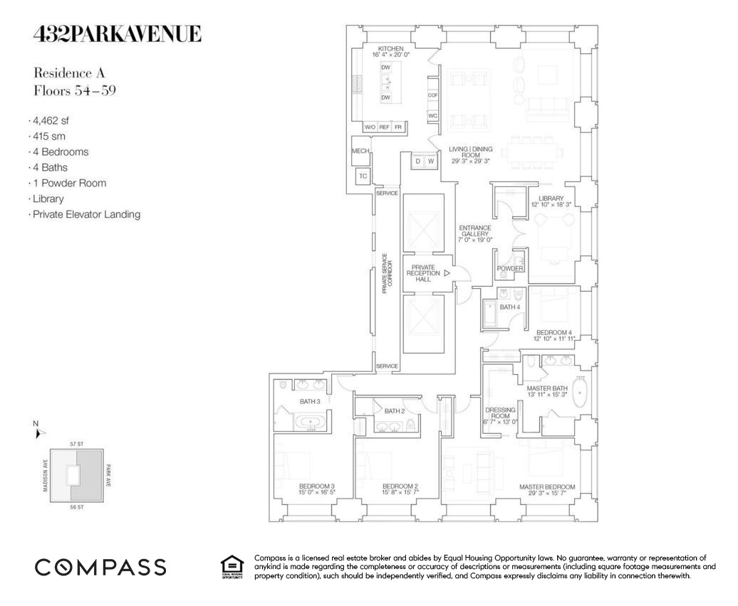 432 Park Avenue Floor Plan