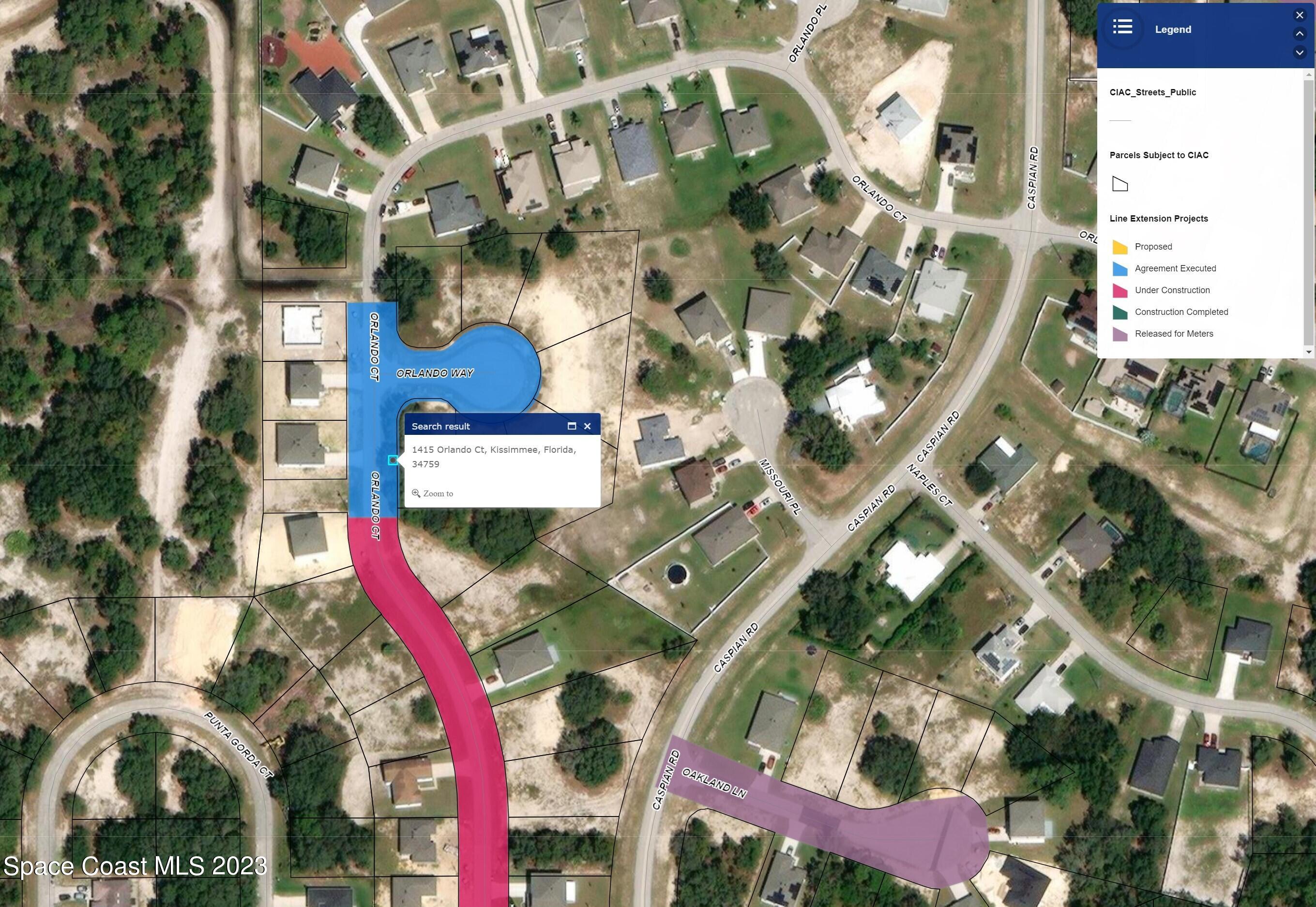 City Of Poinciana Fl Map