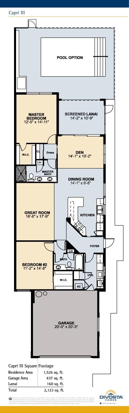 Divosta Capri Floor Plan | Floor Roma